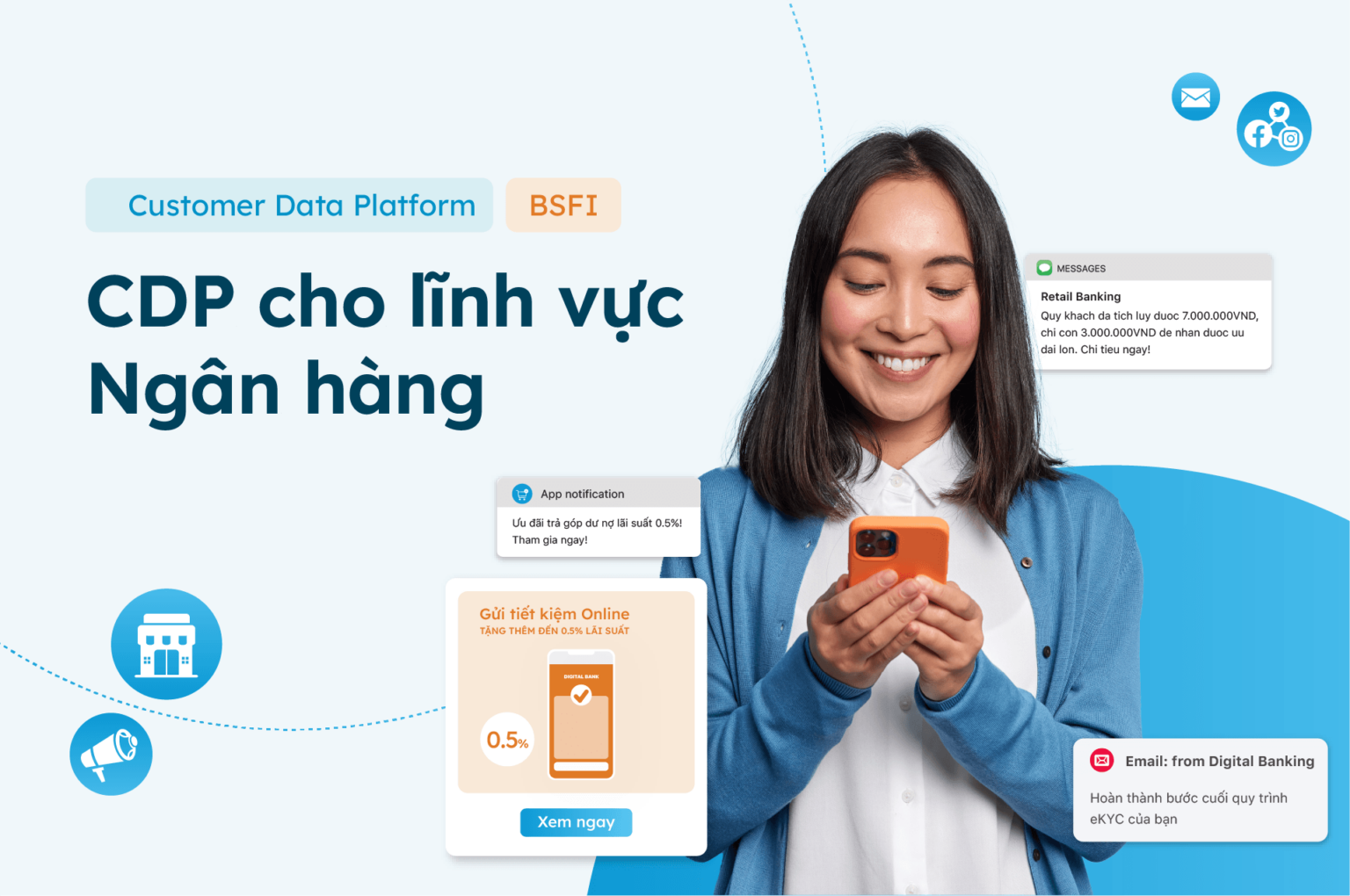 CDP cho Ngân hàng cần đảm bảo những tiêu chuẩn gì? - Mobio Platform